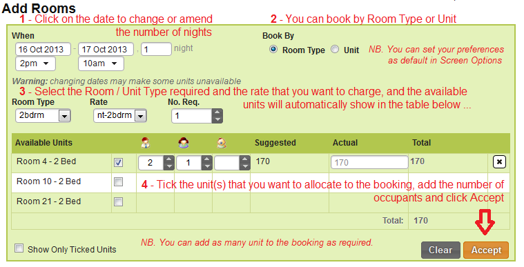 Add a Booking – Seekom