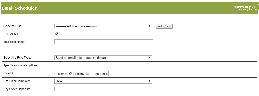 Scheduling Email Templates – Seekom