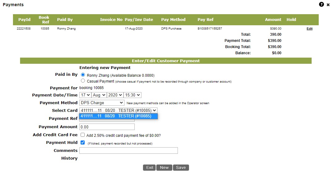 DPS Manual Payments – Seekom