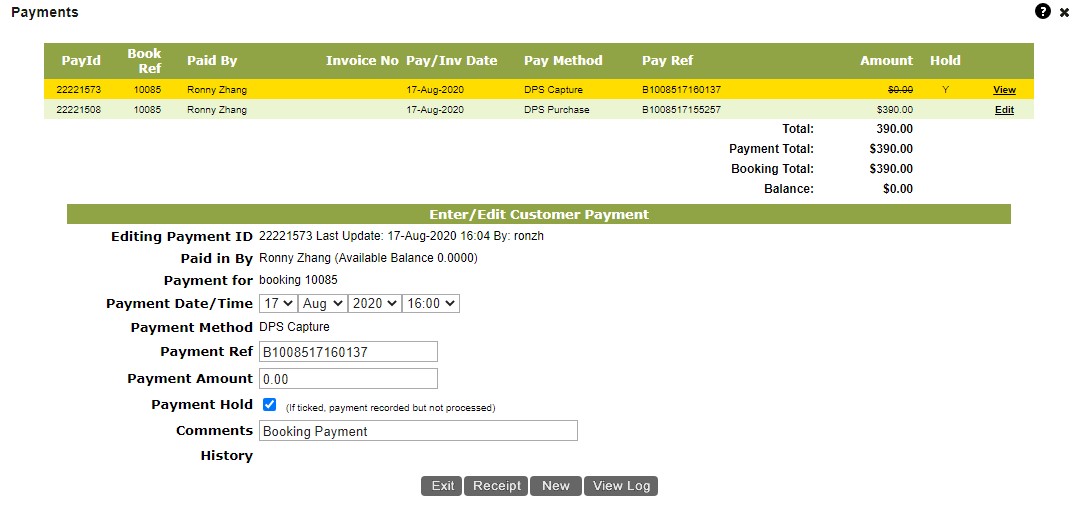 DPS Manual Payments – Seekom