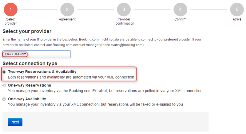 Booking.com | Connection Instructions – Seekom