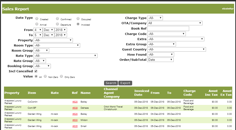 Sales Report – Seekom