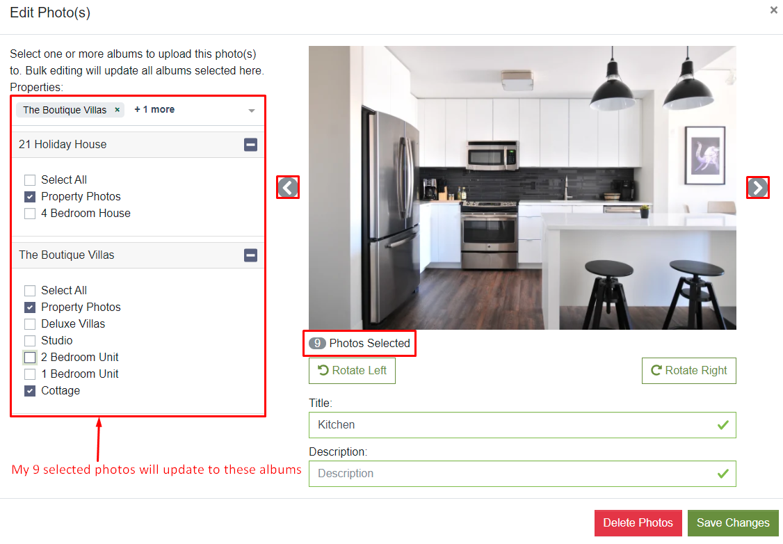 Uploading room and property photos – Seekom