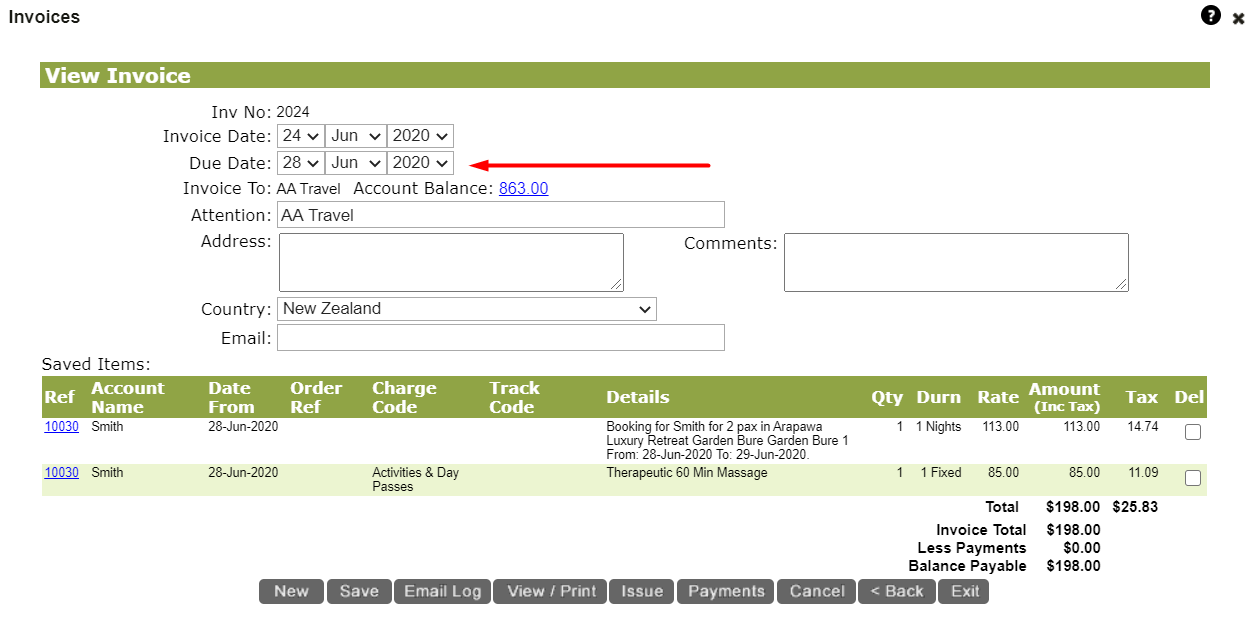 Invoice Due Date – Seekom