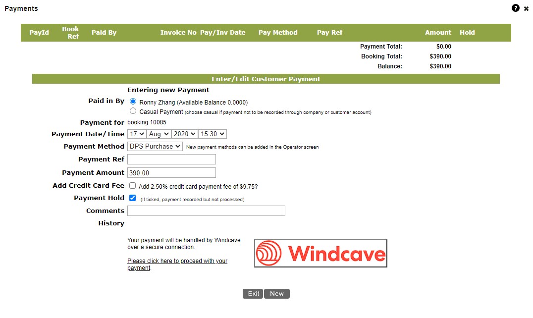DPS Manual Payments – Seekom