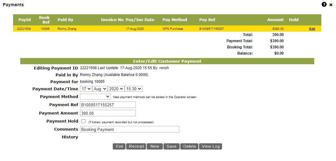 DPS Manual Payments – Seekom