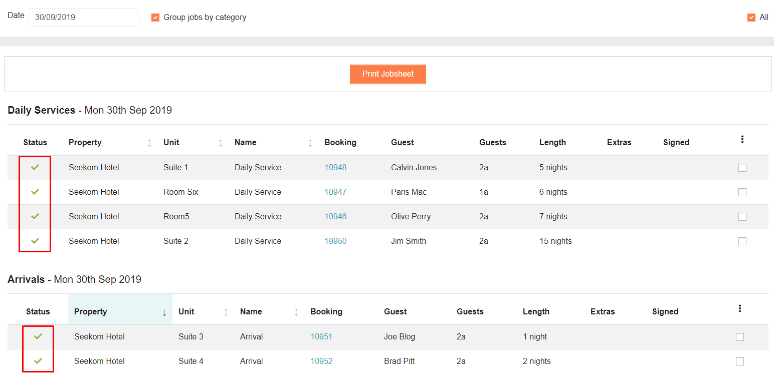 Mark all jobs as Done – Seekom